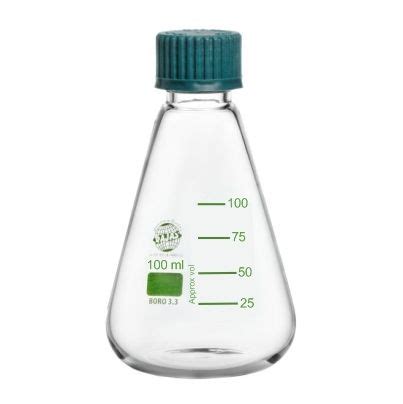 Erlenmeyer Flask With Screw Cap Ml Equipment Materials Borosilicate At Best Price In
