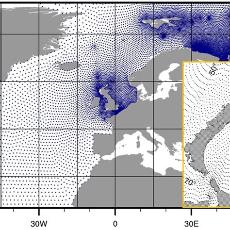 Unstructured Grid For Wind Wave Modeling In The North Atlantic And The