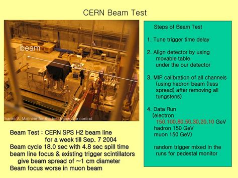 Ppt Cern Beam Test Of Silicon Tungsten Calorimeter Test Module Powerpoint Presentation Id