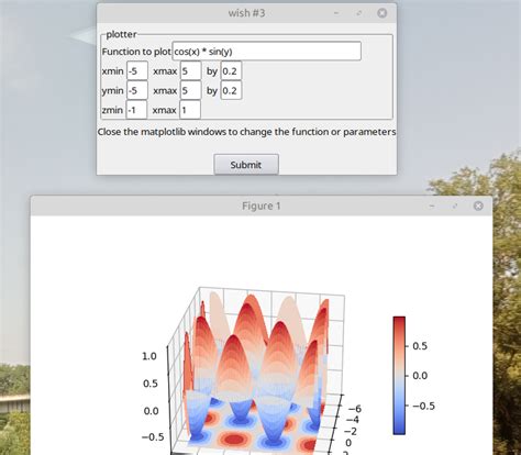 Imagination 3d Ploter In Python Tk With Matplotlib