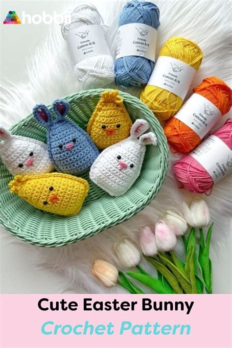 Cute Easter Bunny And Chick Crochet Pattern Cute Easter Bunny