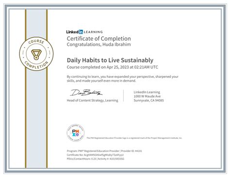 Huda Ibrahim On Linkedin Certificate Of Completion