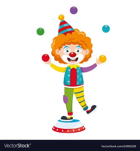 Circus 24901239 Royalty Free Vector Vectorstock Circus Ball
