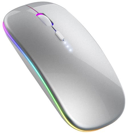 Sln 012 Rechargeable Wireless Mouse Dual Mode 24g Bluetooth Xie