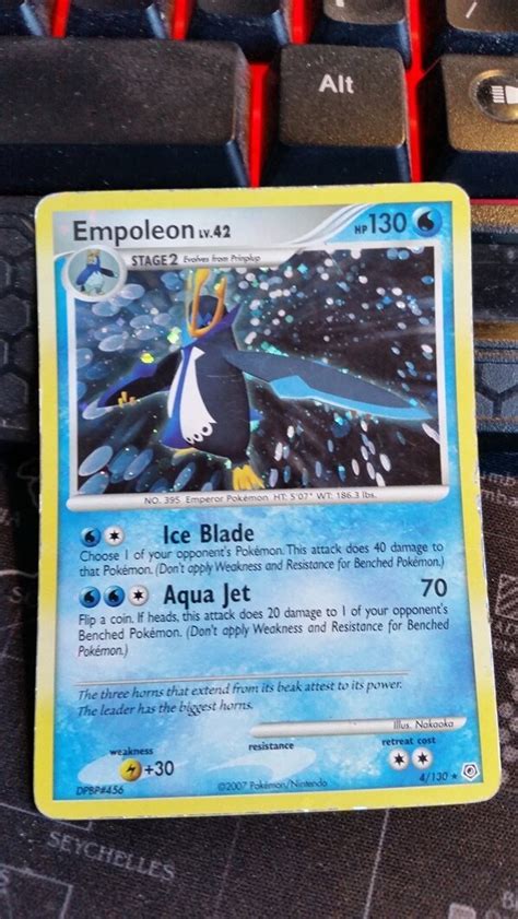 Empoleon 4130 Holo Diamond And Pearl Base Set Gebruikt
