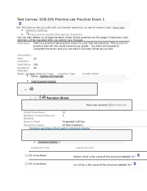 Scb 204 Answer Key Test Canvas Scb 204 Practice Lab Practical Exam 1