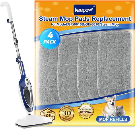 Keepow Steam Mop Pads Compatible With Gorfanty Gf 6610b Gf
