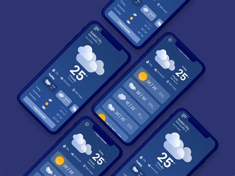 Wheather App By Diaa Mohamed On Dribbble