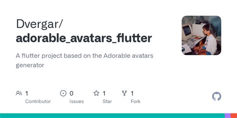 github dvergar adorable avatars flutter a flutter project based on