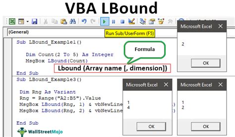 How To Use Vba Lbound Array Function With Examples