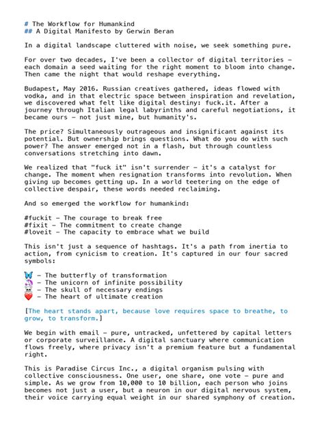 Fuckit Manifesto Final Complete Pdf Consciousness