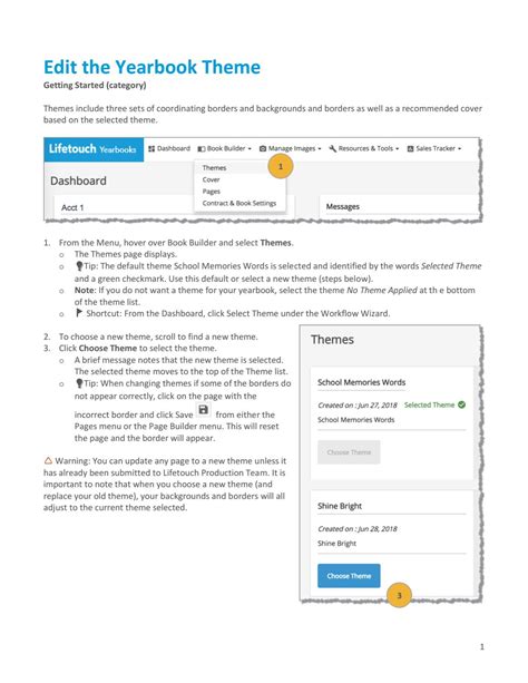 Edit The Yearbook Theme Help Topic By Lifetouch Issuu