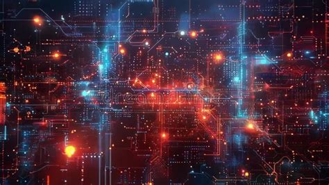 Complex Electronic Circuit Board Performing Operations With Light