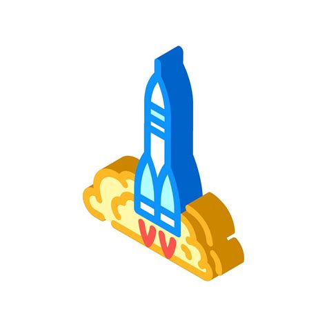 Rocket Launch Space Exploration Isometric Icon Vector Illustration 35745194 Vector Art At Vecteezy