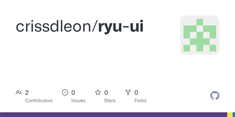 Github Crissdleonryu Ui