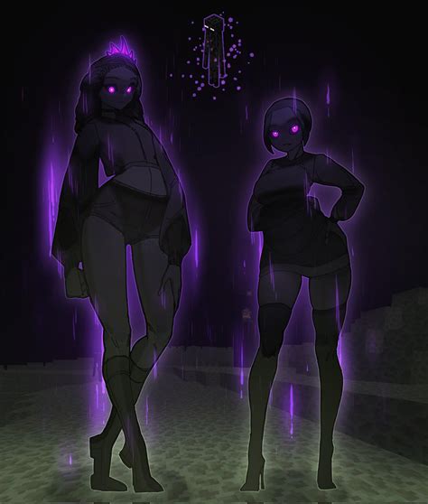Minecraft Mob Girls Made By Ram Saku R Moemorphism