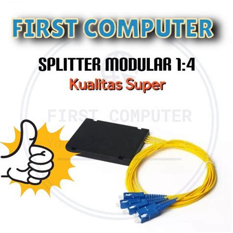 Passive Splitter Fiber Optic 14 Modular Scupc Lazada Indonesia