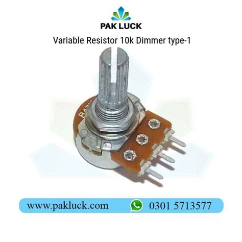Variable Resistor 10k Dimmer Type Pakluck Try Your Luck
