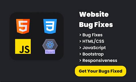 do html css bug fix fix javascript fix responsive design by easy c0ding fiverr