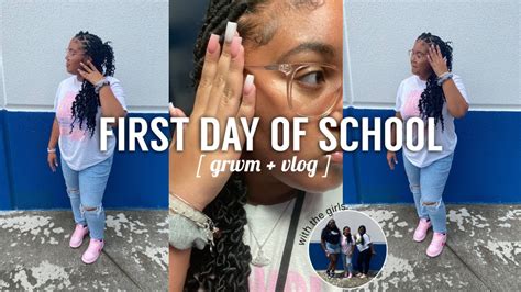 First Day Of School Grwm Mini Vlog Youtube