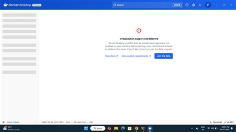 Docker Virtualization Not Enabled On Your Machine Docker Desktop