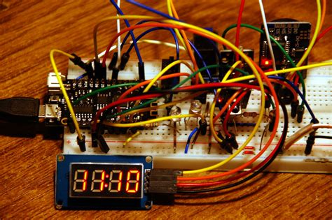 Funkwecker Mit Esp In Micropython Teil 5 Tm1637 7 Segment Anzeige