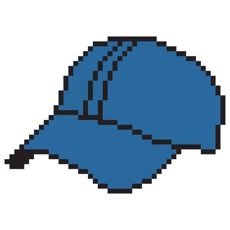 Pixel Art Cap Isolated On White Background 16412962 Vector Art At Vecteezy
