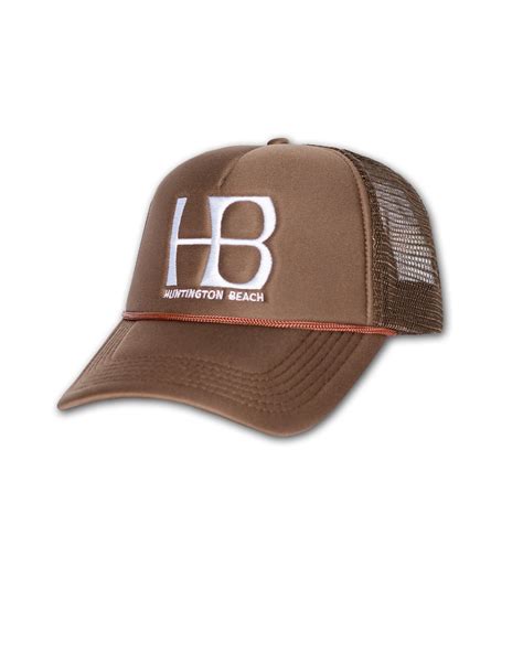 Hb Trucker Hat 25 Brown Jacks Surfboards