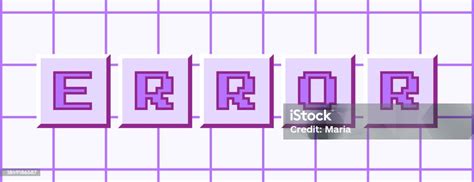 The Word Error Is Composed Of Keyboard Buttons In Y2k Style Error Message Old Computer