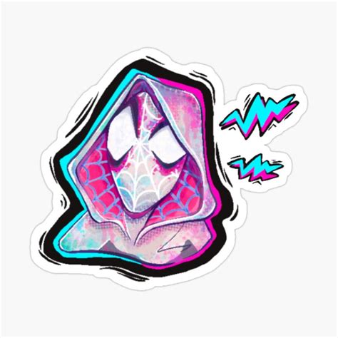 Spider Verse Gwen Stacy Sticker For Sale By Viridianityart