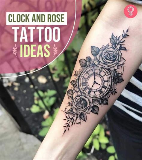 Raven And Clock Tattoo Ideas