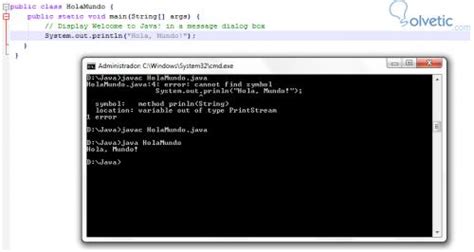 Java Creando Programas Solvetic