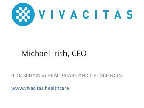 Blockchain Innovation In Healthcare And Life Sciences Ppt