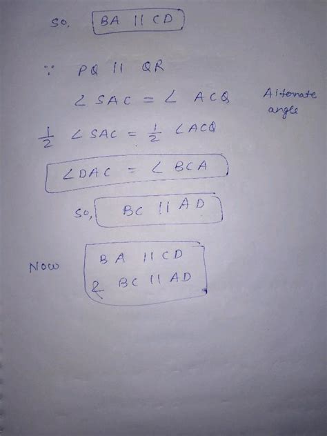 ABCD Are Parallel SO ABCD Is A Parallelogram Example Two Parallel Two Parallel Lines I