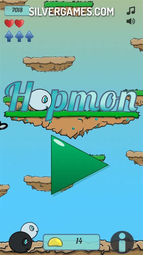 Hopmon Bounce Play Online On Silvergames 🕹️