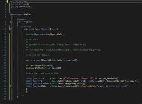 Gdal C Error Failed To Import Coordinate System Geographic Information Systems Stack Exchange