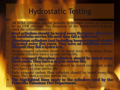 What Is Hydrostatic Testing Scba At Isla Leahy Blog