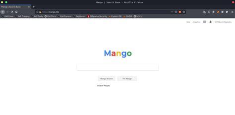 Hackthebox Mango Writeup Morph3s Blog