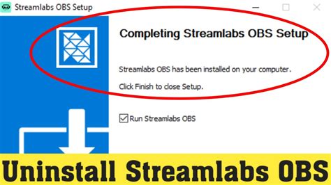 How To Completely Uninstall Streamlabs OBS On Windows YouTube