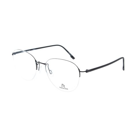 Rodenstock Nylor Unisex-Brillenfassung R7140 A aus Titan in Schwarz