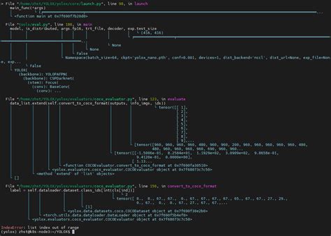 验证yoloxnanopth的时候出现indexerror List Index Out Of Range · Issue 905