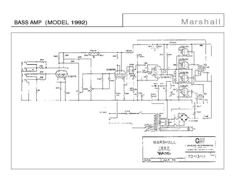 Uncovering The Inner Workings Of Marshall Amps Explore The Schematics