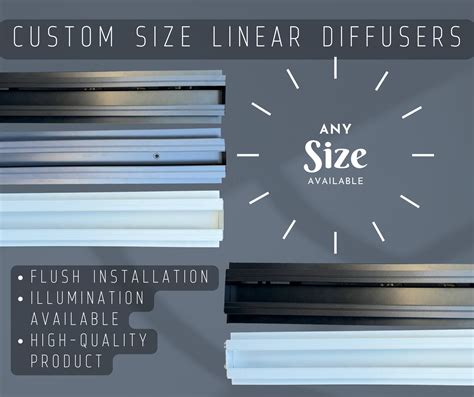 Linear Slit Diffusers For Hidden Installation Decorative Hidden Air