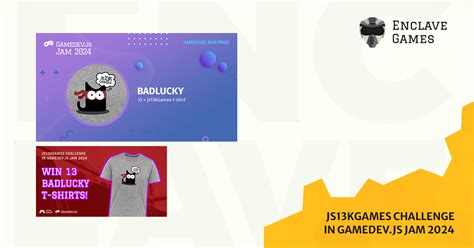 Join The Very First Js13kgames Challenge In Gamedevjs Jam 2024 • Enclave Games