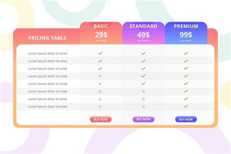 Download Pricing Table Template Design For Free Pricing Table Template Design Infographic