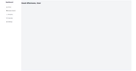 Dashboard Layout Free React Tailwind Component