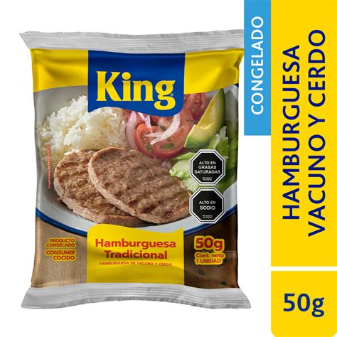 Hamburguesa Tradicional King Hamburguesa Elaborado General