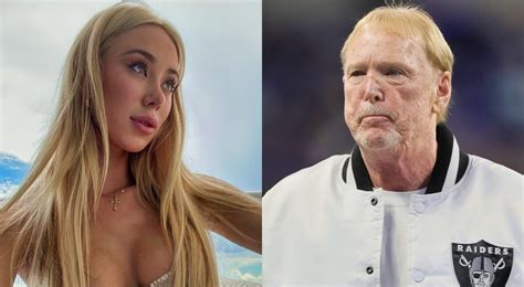 69 Year Old Raiders Owner Mark Davis Stunning 26 Year Old Girlfriend Hayden Hopkins Is Pregnant