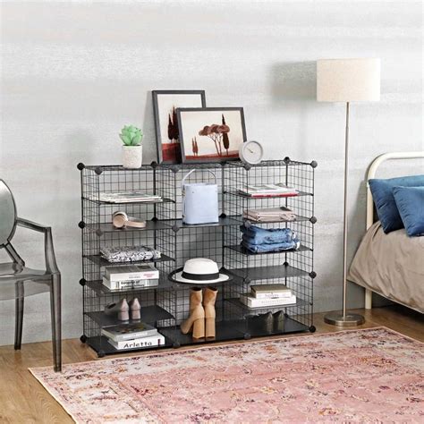 Interlocking Cube Storage Unit Cube Organizer Songmics