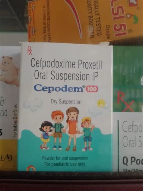 Cepodem 100 Dry Suspension At ₹ 85bottle Gudcef Dry Syrup In North